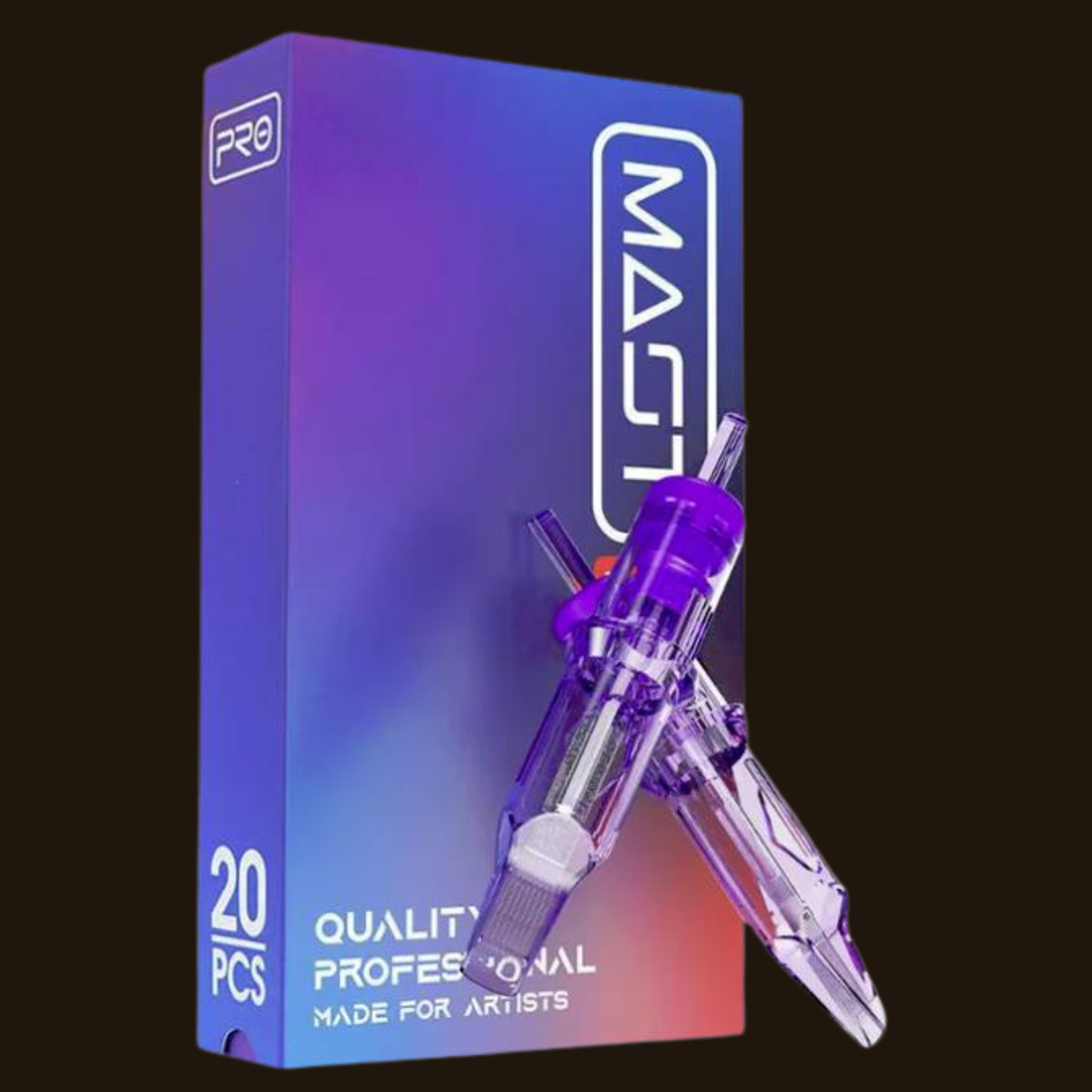 DRAGONHAWK MAST PRO Tattoo Needle Cartridges 1 Round Liner 20 Pcs 0.20 ...